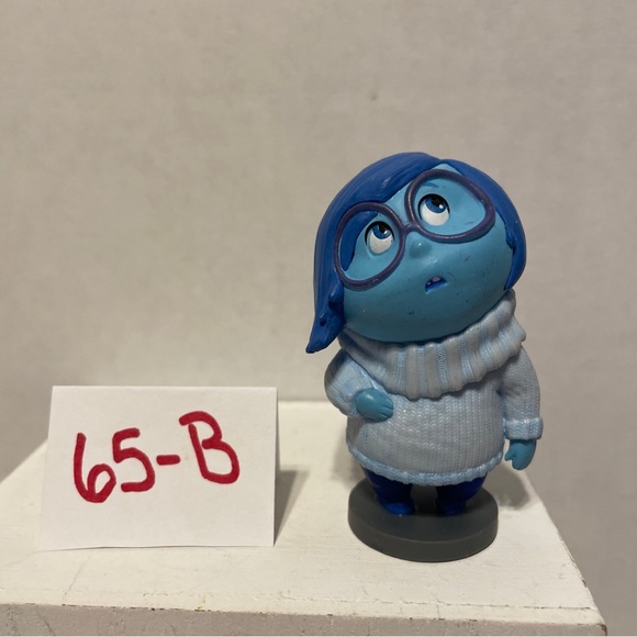 Disney | Toys | Disney Inside Out Sadness Cake Topper Play Figure ...